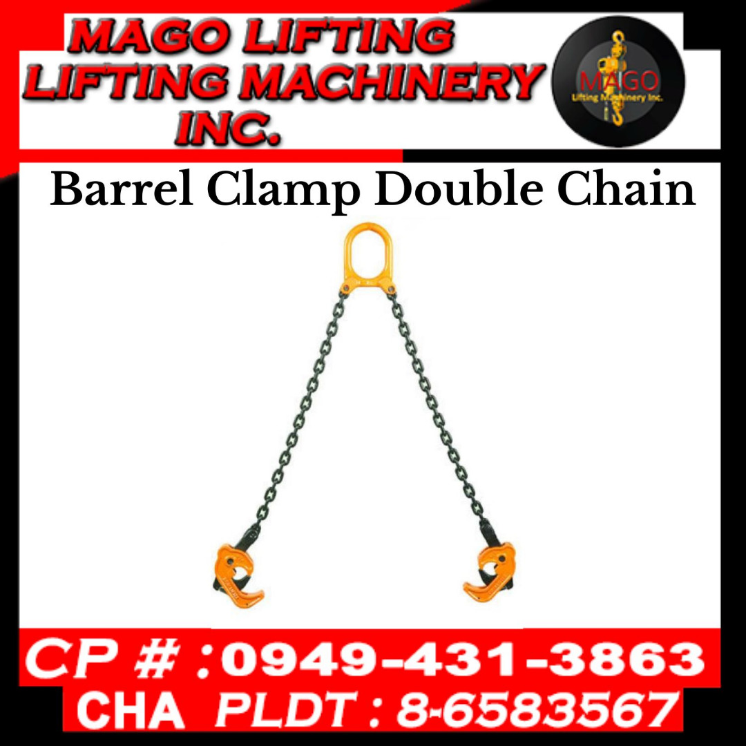 BARREL CLAMP DOUBLE CHAIN, Commercial & Industrial, Construction Tools ...