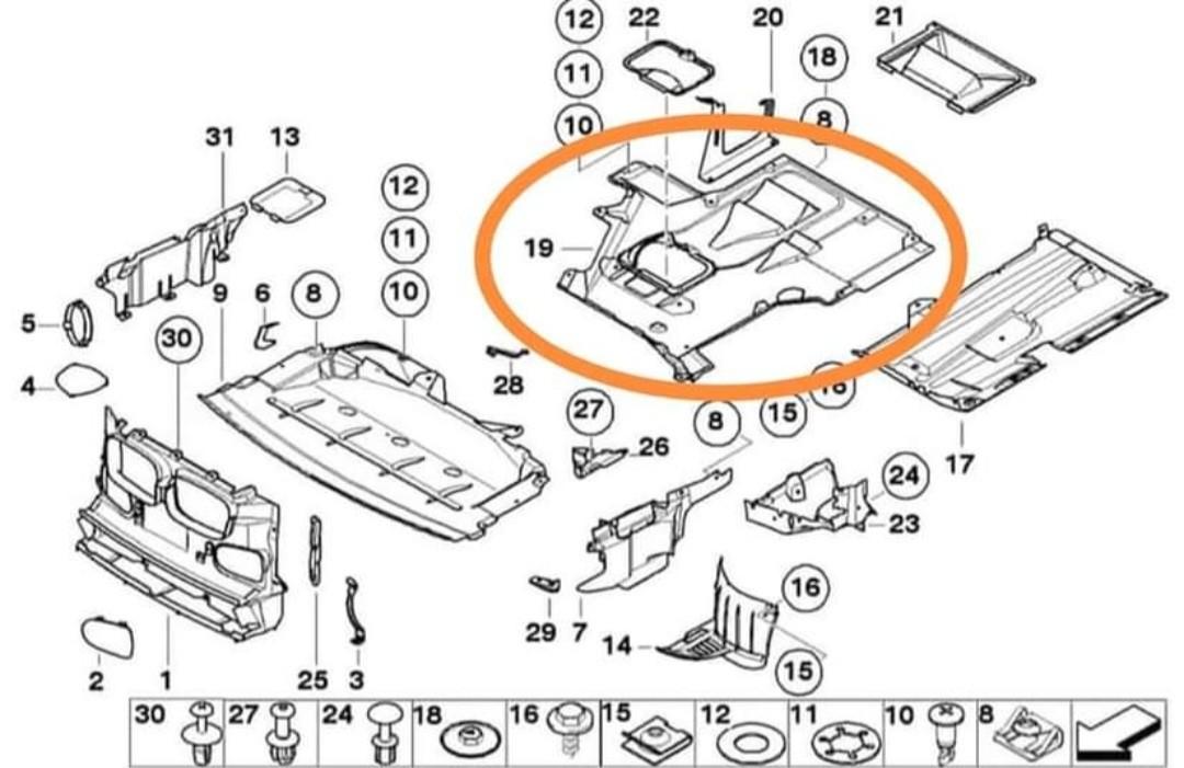 BMW E39 Gearbox Undercarriage Cover, Auto Accessories on Carousell