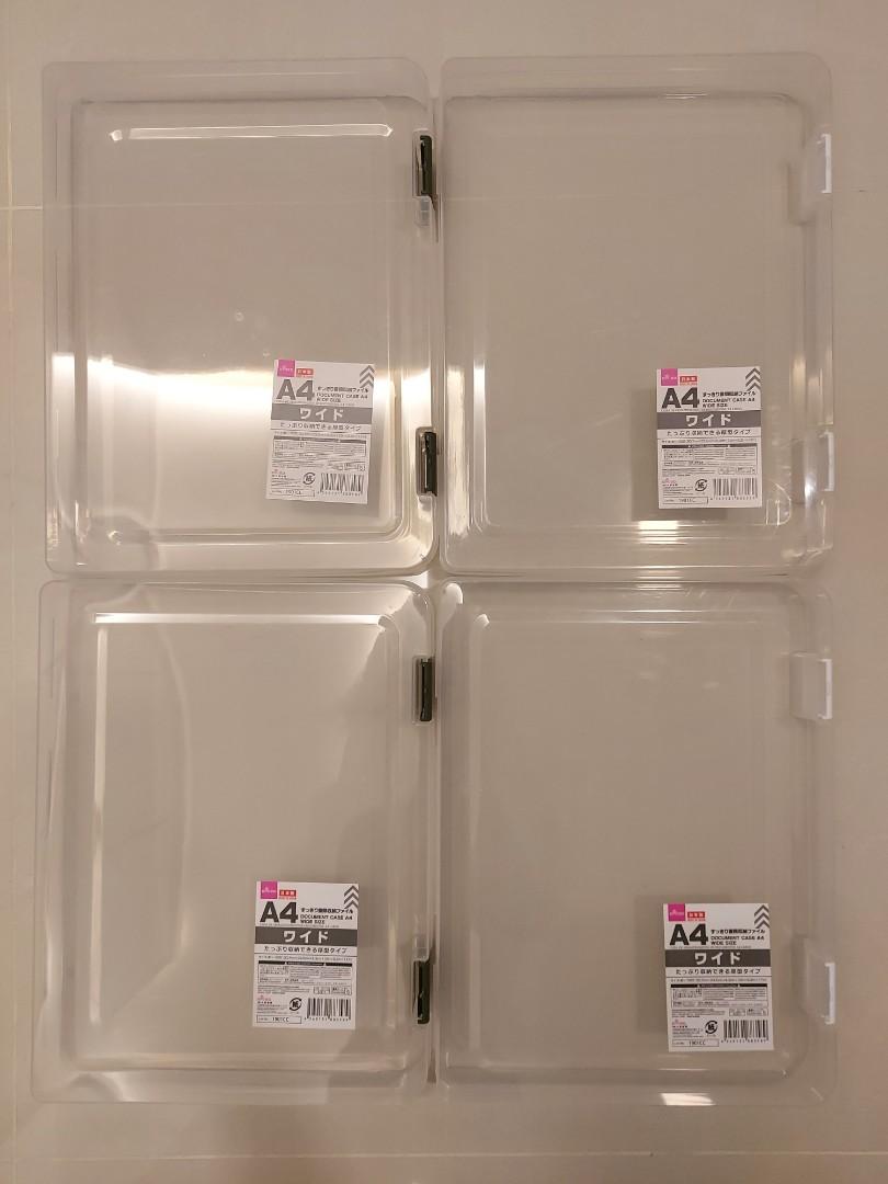 (BN) Daiso A4 Clear File, Hobbies & Toys, Stationery & Craft ...