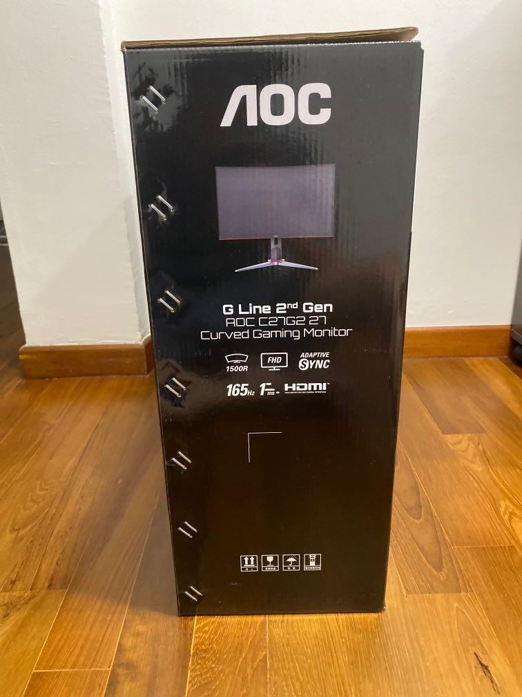 [BNIB] AOC G line 2nd Gen C27G2 27-Inch Curved Gaming Monitor ...