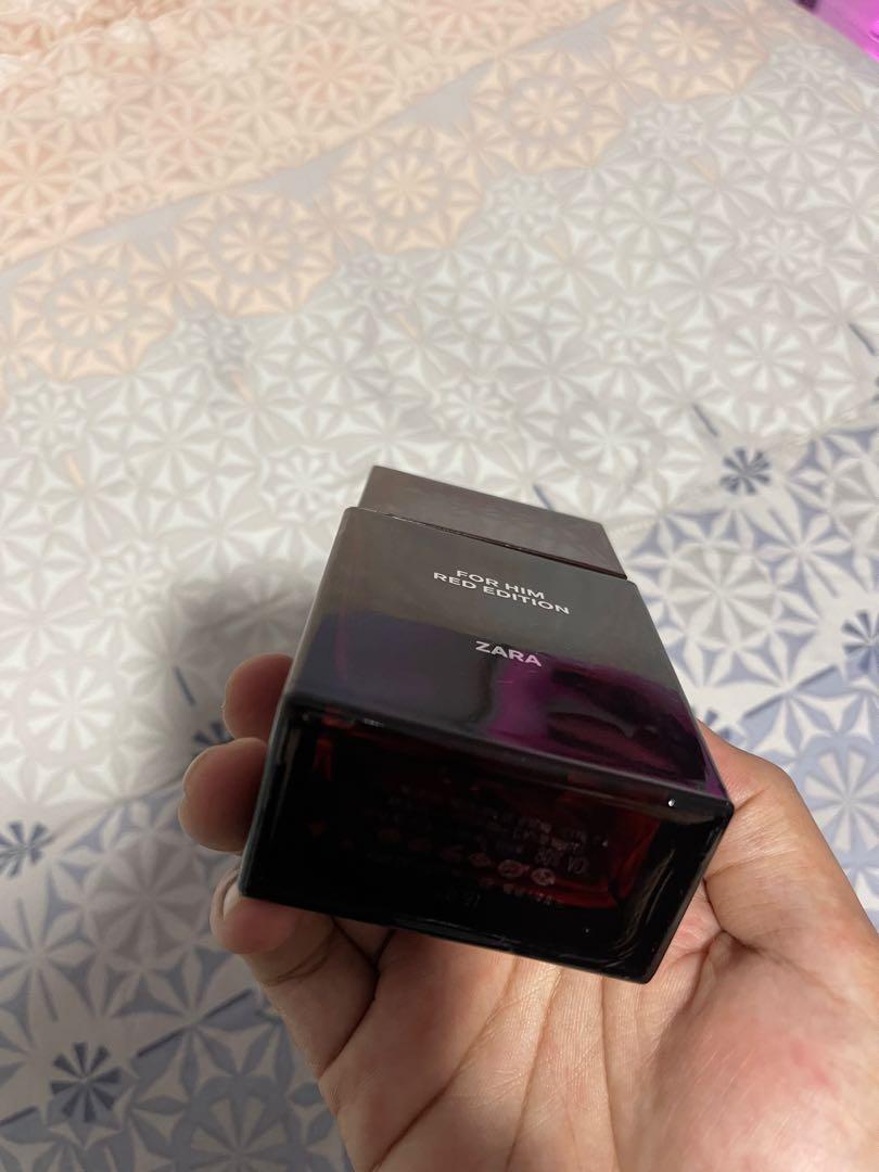 Botol Parfum kosong ZARA ‘for him red edition’, Kesehatan & Kecantikan ...