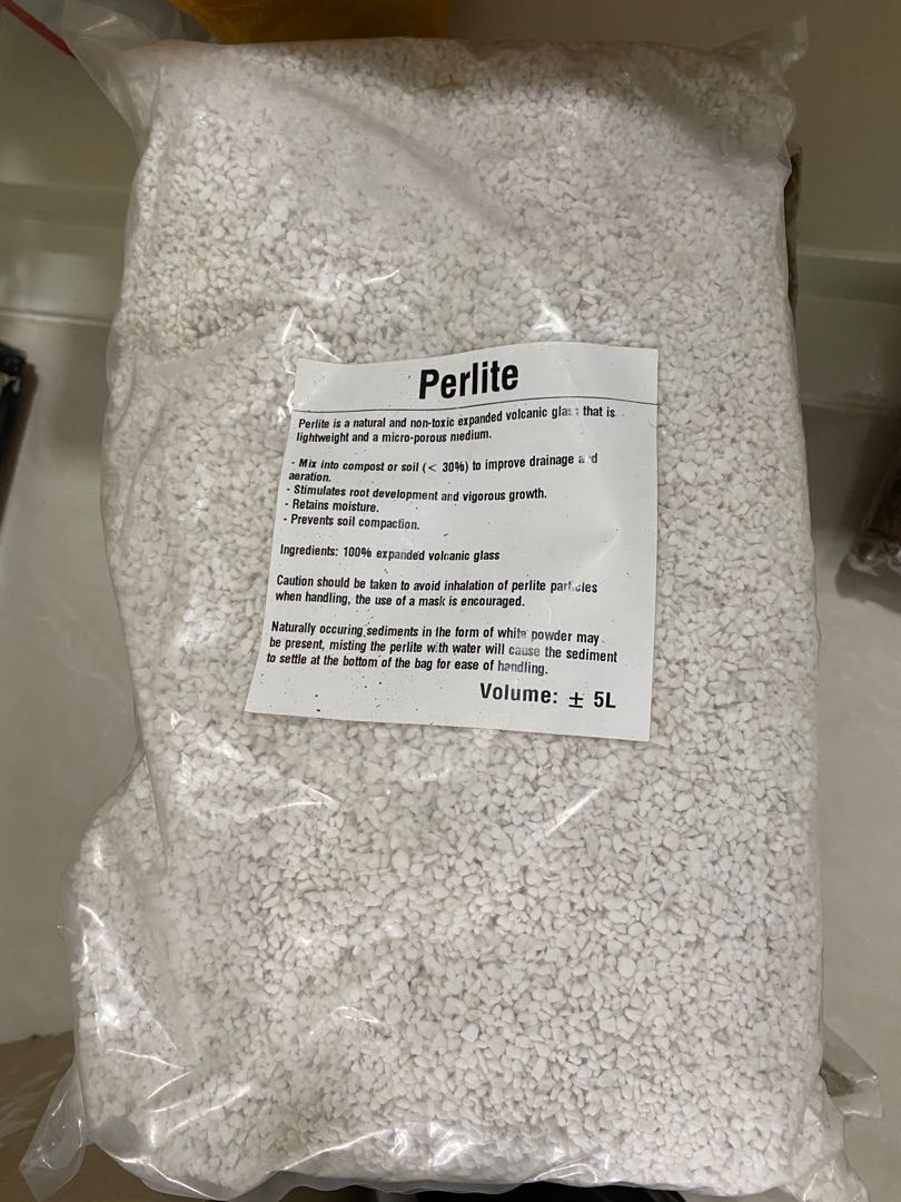 Brand new unopened Perlite 5L, Furniture & Home Living, Gardening ...