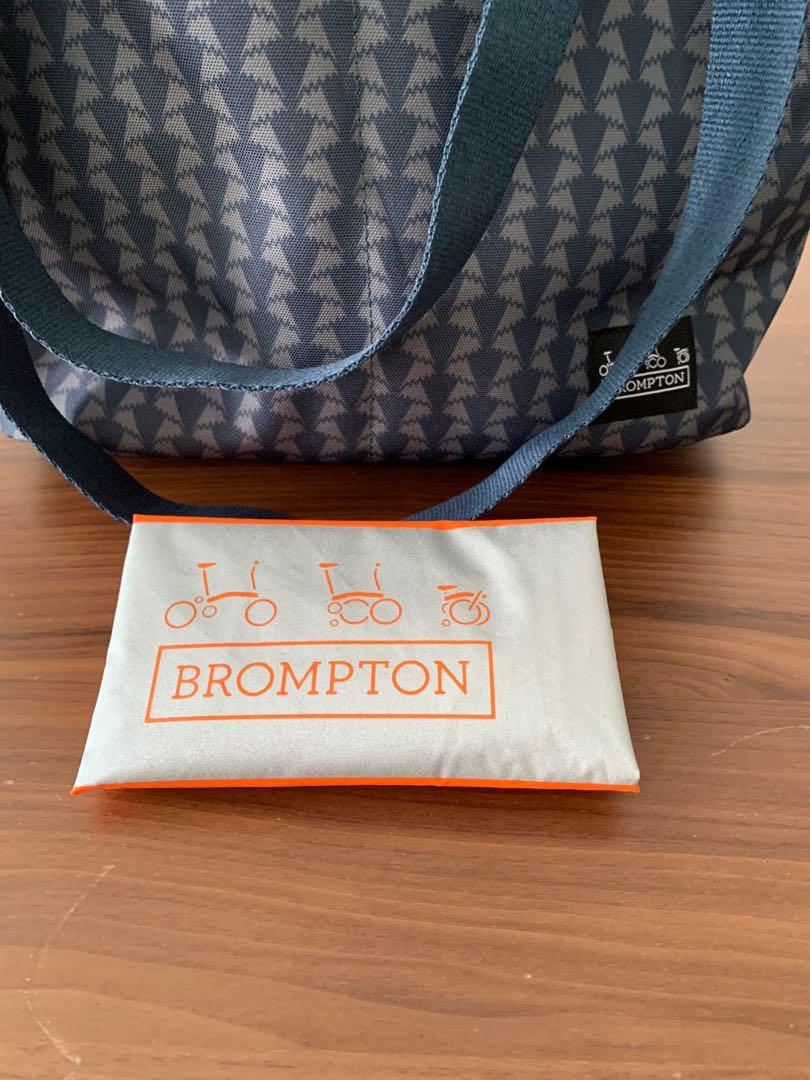 Brompton Tote Bag S in Liberty Blue Borough Fabric, Women's Fashion ...