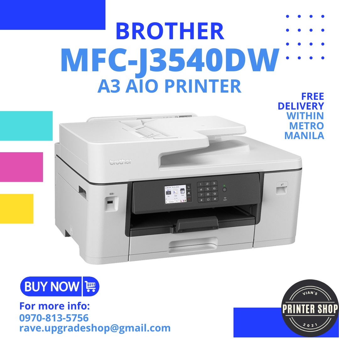 Brother MFC-J3540DW A3 printer All in One | As Is or Converted to CISS ...