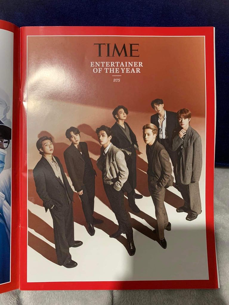 BTS Time Magazine Entertainer of the year, Hobbies & Toys, Memorabilia ...