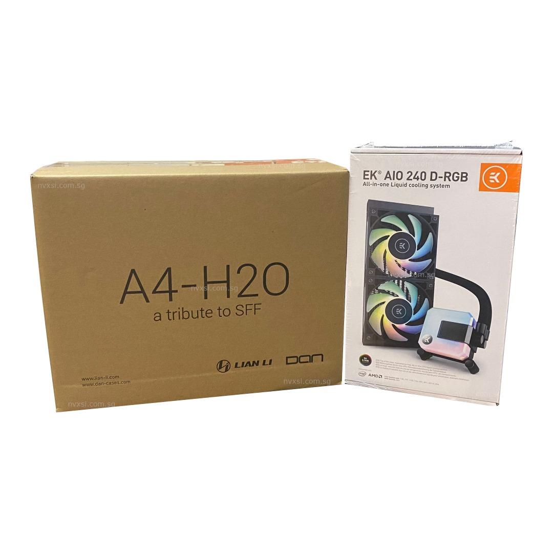 [BUNDLE] LIAN LI A4-H2O | EK-AIO 240 D-RGB | SX800 LTI | Corsair SF750 ...