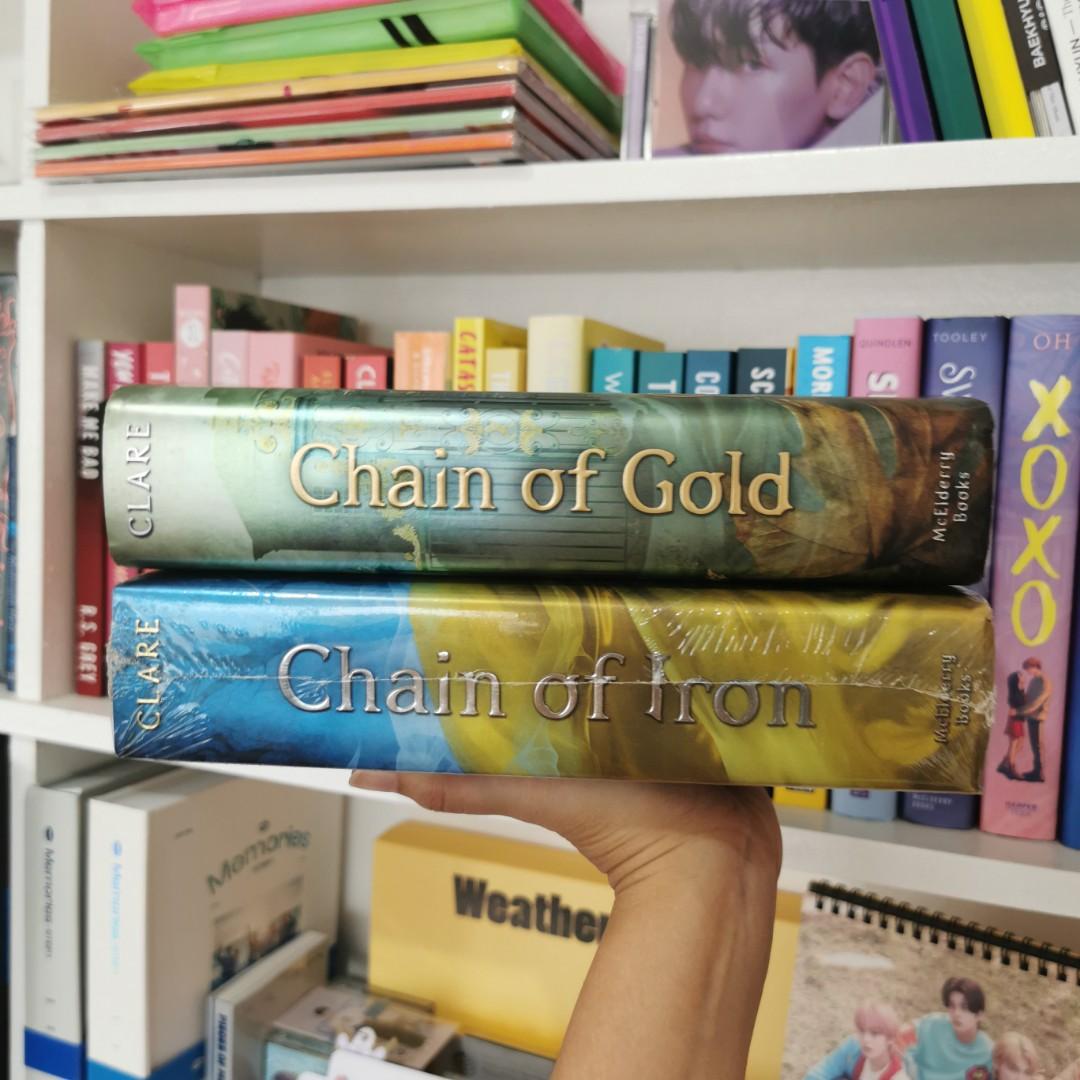 Cassandra Clare Books - Chain of Gold and Chain of Iron, Hobbies & Toys ...