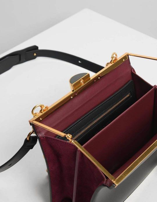 Charles and Keith Push & Lock Bag, Women's Fashion, Bags & Wallets ...