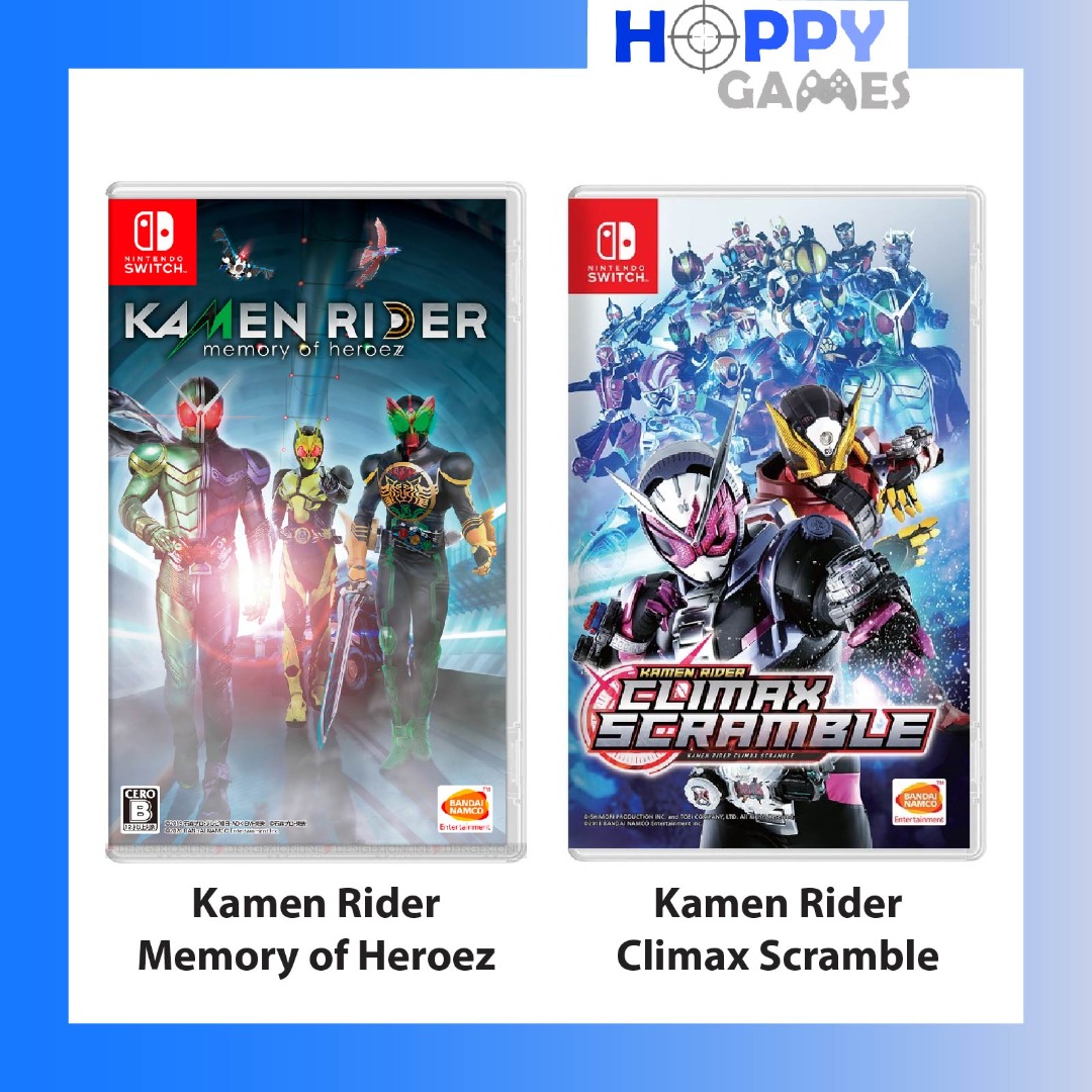 *CHOOSE OPTION* Kamen Rider Memory of Heroez Climax Scramble Nintendo ...
