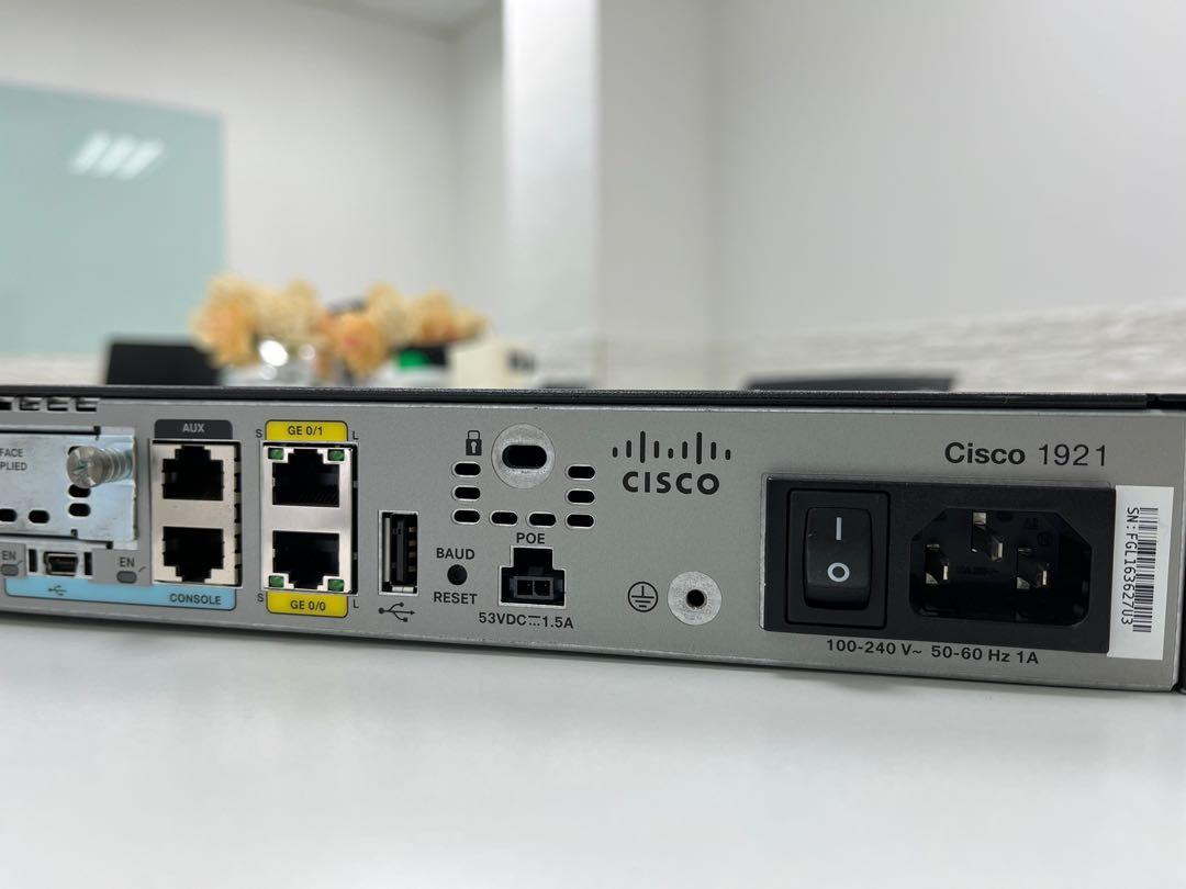Cisco router 1921 | used, Computers & Tech, Parts & Accessories, Networking on Carousell