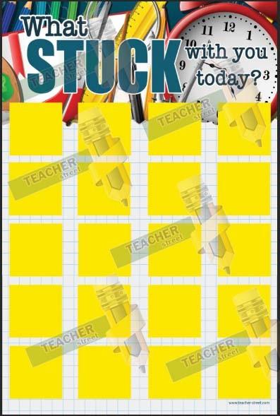 Classroom A2 Poster - What stuck with you today?, Everything Else on ...