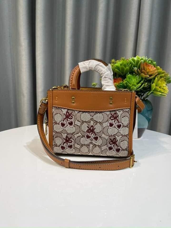 Coach Rogue in Signature Jacquard, Women's Fashion, Bags & Wallets ...