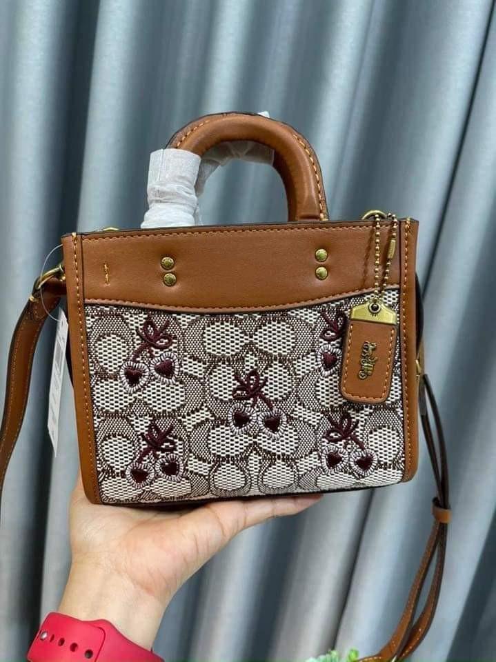 Coach Rogue in Signature Jacquard, Women's Fashion, Bags & Wallets ...