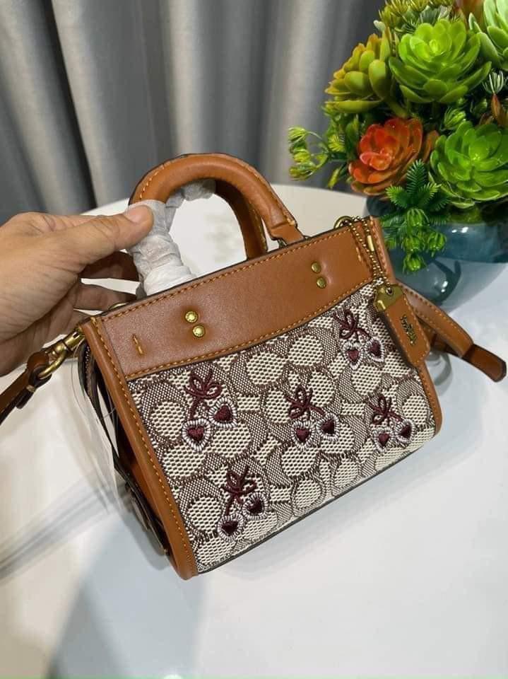Coach Rogue in Signature Jacquard, Women's Fashion, Bags & Wallets ...