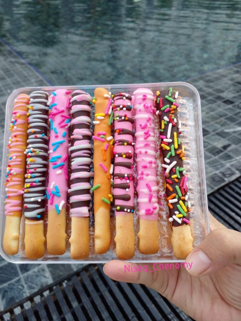 Colourful Giant Choc Stick, Food & Drinks, Local Eats on Carousell