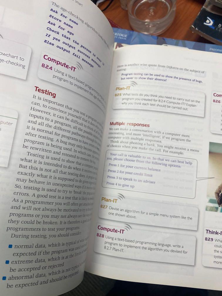 Computing year 8 IGCSE, Hobbies & Toys, Books & Magazines, Textbooks on ...