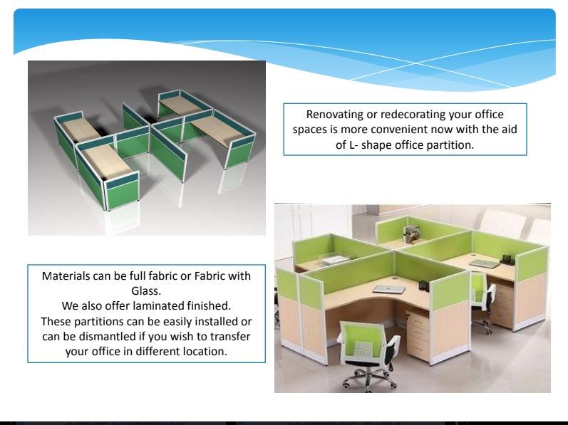 COSTUMIZED WORK STATION / OFFICE PARTITION, Furniture & Home Living ...