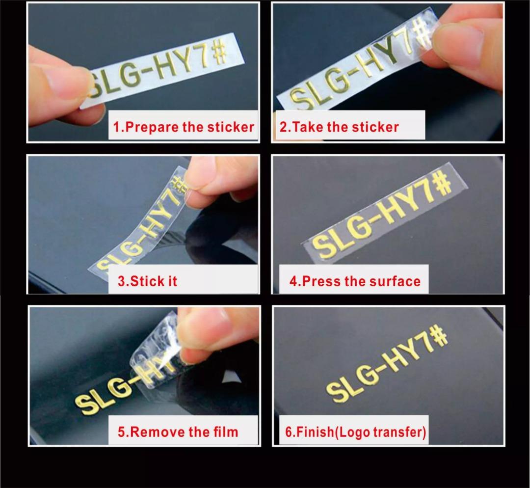 Custom 3D Stickers UV Transfer Stickers DIY Labels Transfer Stikcer ...