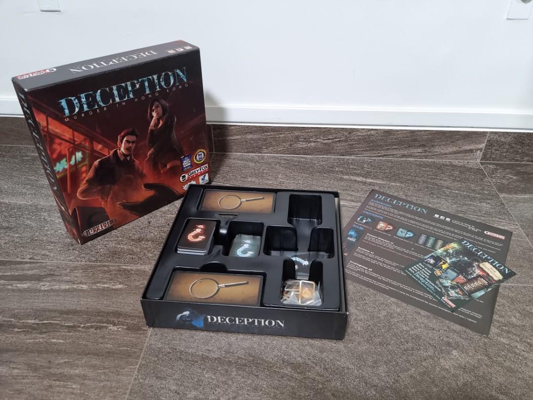Deception Murder in Hong Kong board game, Hobbies & Toys, Toys & Games ...