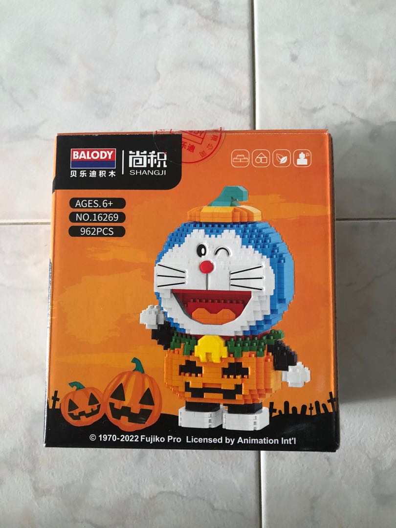 Doraemon Block Figurine, Hobbies & Toys, Toys & Games on Carousell