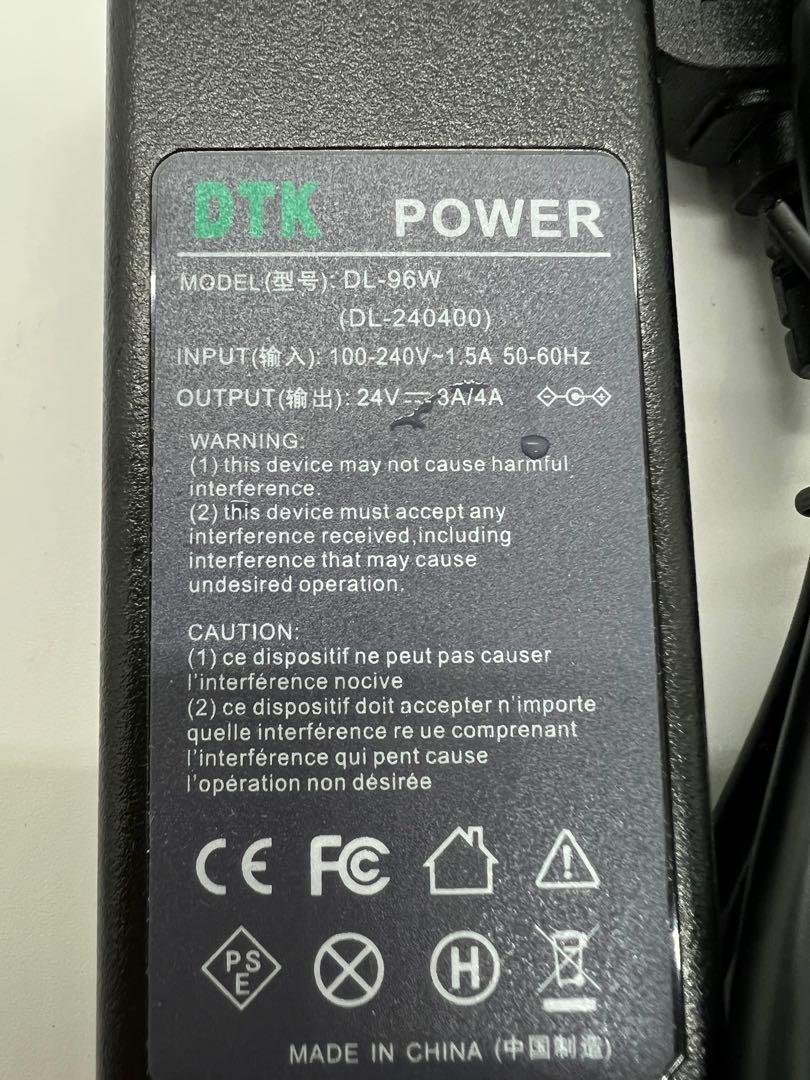 DTK Laptop Charger, Computers & Tech, Parts & Accessories, Chargers on ...