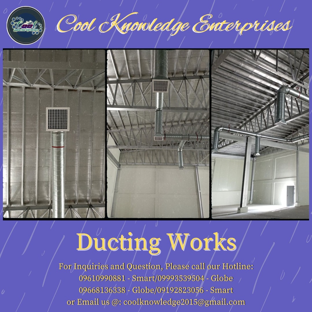 Ducting Works, Commercial & Industrial, Construction Tools & Equipment on Carousell