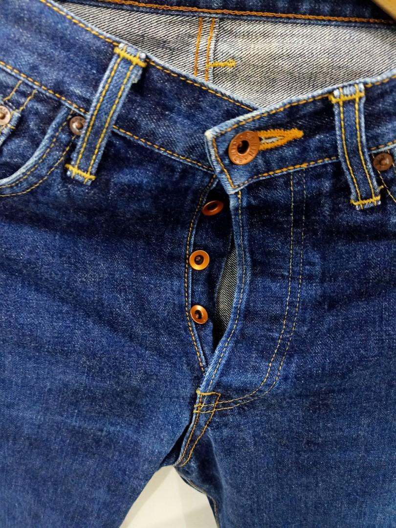 Edwin Japan button fly jeans, Men's Fashion, Bottoms, Jeans on Carousell