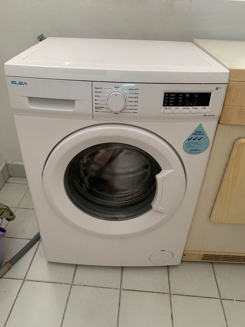 ELBA washing machine, TV & Home Appliances, Washing Machines and Dryers ...