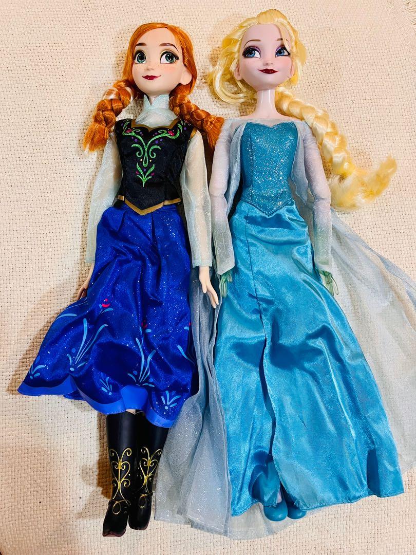 Elsa Anna Dolls Hobbies Toys Toys Games On Carousell