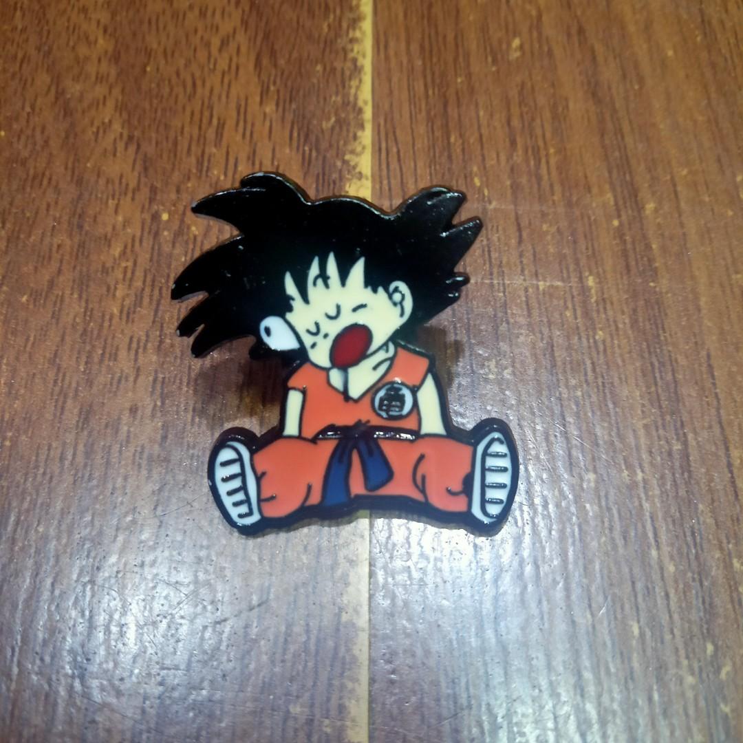Enamel Pin Son Goku Dragon Ball z - Brand New, Fesyen Pria, Aksesoris ...