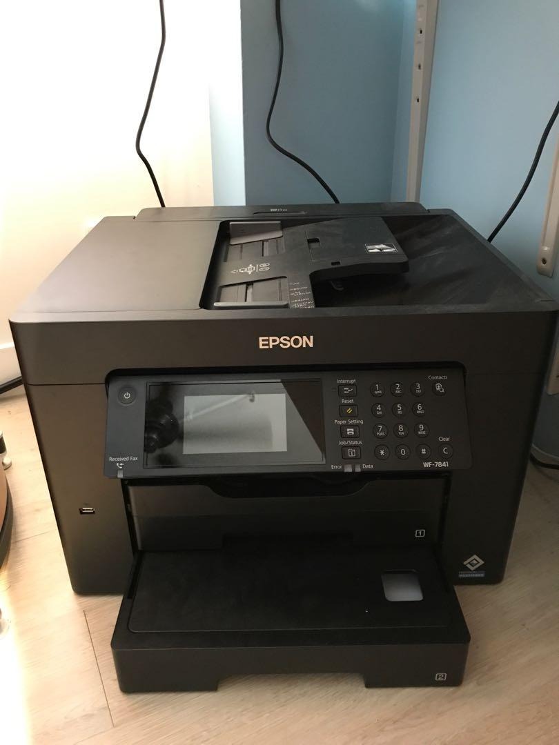 Epson WorkForce WF-7841 多功能A3打印機, 電腦＆科技, 打印機及影印機 - Carousell