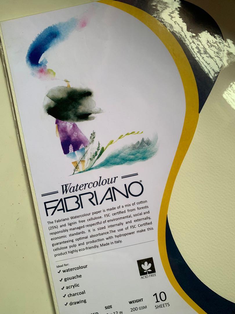 fabriano watercolor paper gouache acrylic charcoal drawing, Hobbies ...