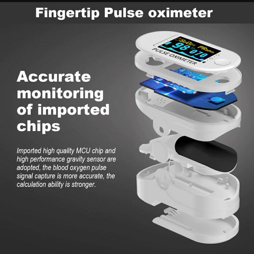 Finger Oximeter Finger tip Pulse oximeter Spo2 PR Pulse Oximeter With ...