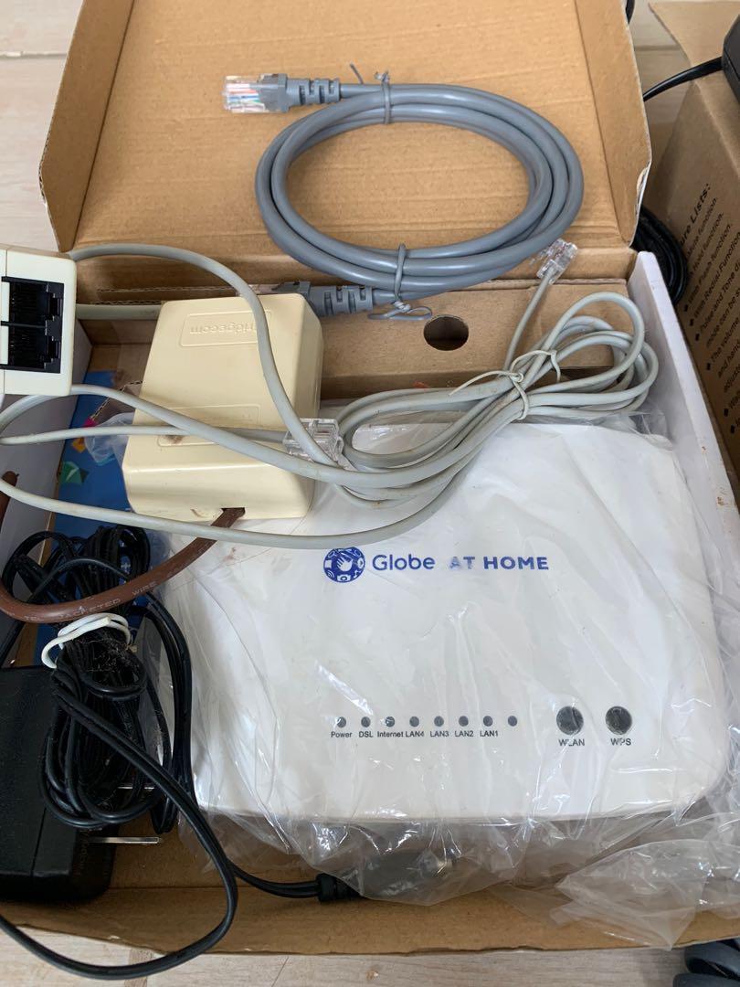 Globe at Home Modem and landline telephone, Computers & Tech, Parts ...