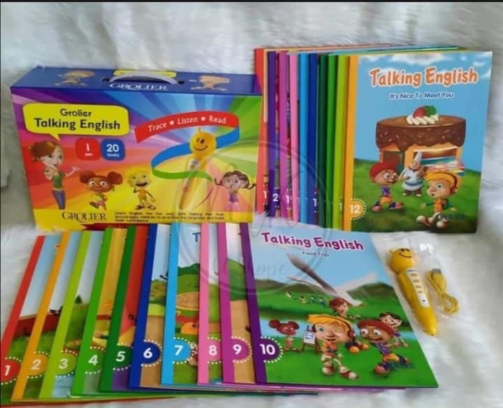 Grolier English Book and Talking pen, Hobbies & Toys, Books & Magazines ...