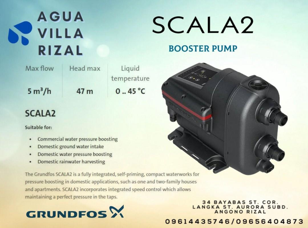 GRUNDFOS SCALA2 INVERTER PUMP, Furniture & Home Living, Gardening, Hose ...