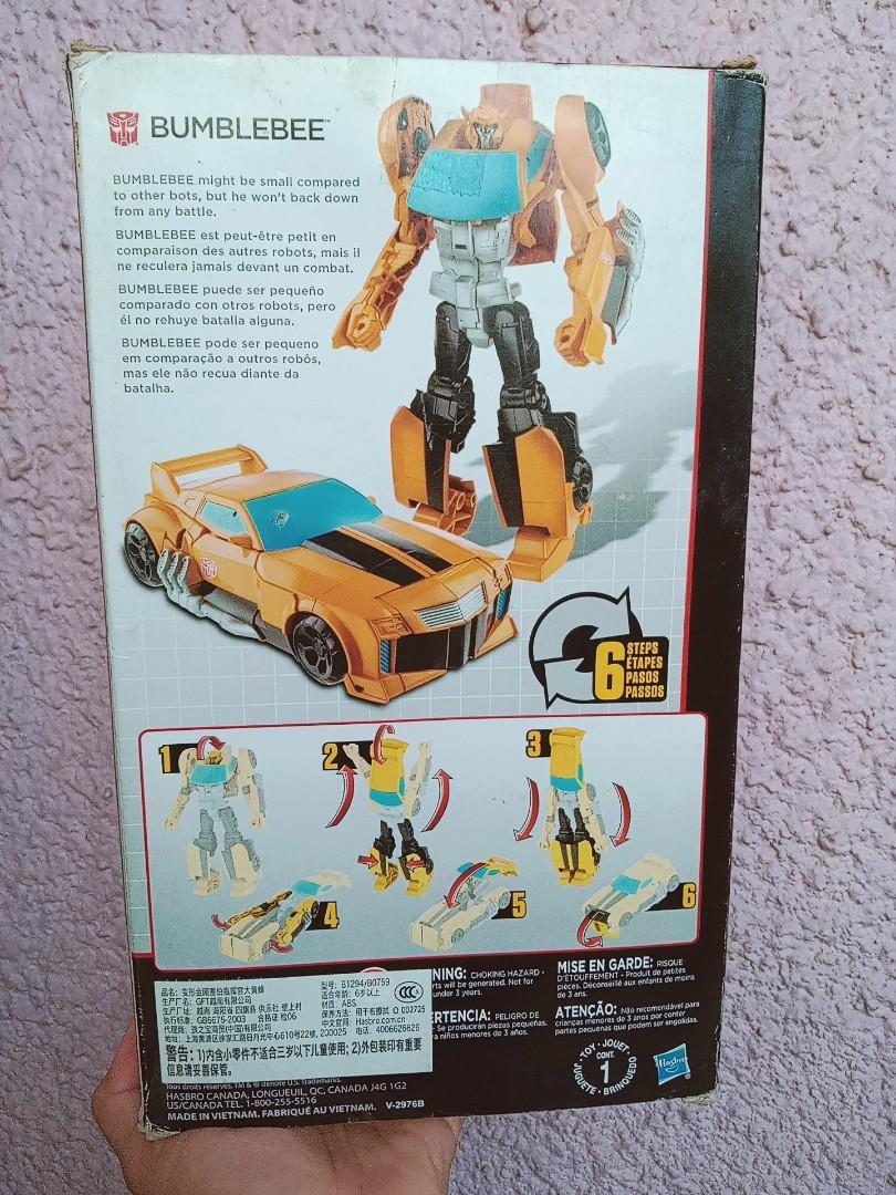 Hasbro Transformers Cyber Commander Bumblebee Action Figure, Hobbies ...