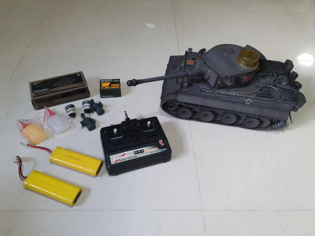 Heng Long 1/16 RC Tiger I WWII Tank, Hobbies & Toys, Toys & Games on ...