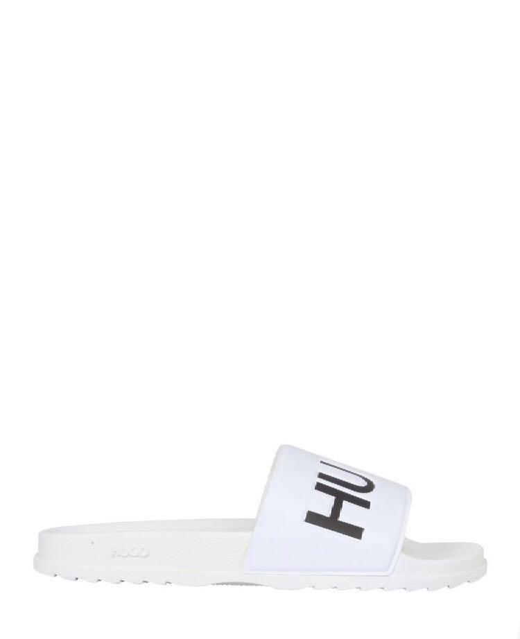 HUGO BOSS SLIDE (WHITE), Men's Fashion, Footwear, Flipflops and Slides ...