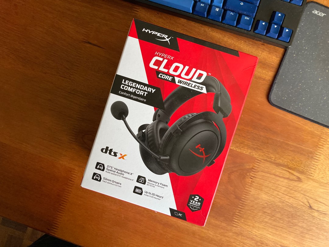 HyperX Cloud Core Wireless Gaming Headset, Audio, Headphones & Headsets ...