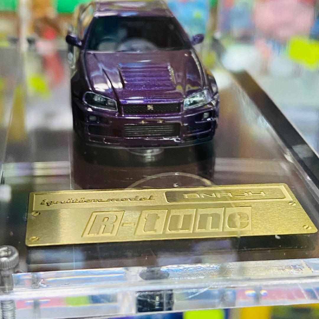 Ignition Model 1:64 Resin Model Car Nismo R34 GT-R R-tune Purple IG ...