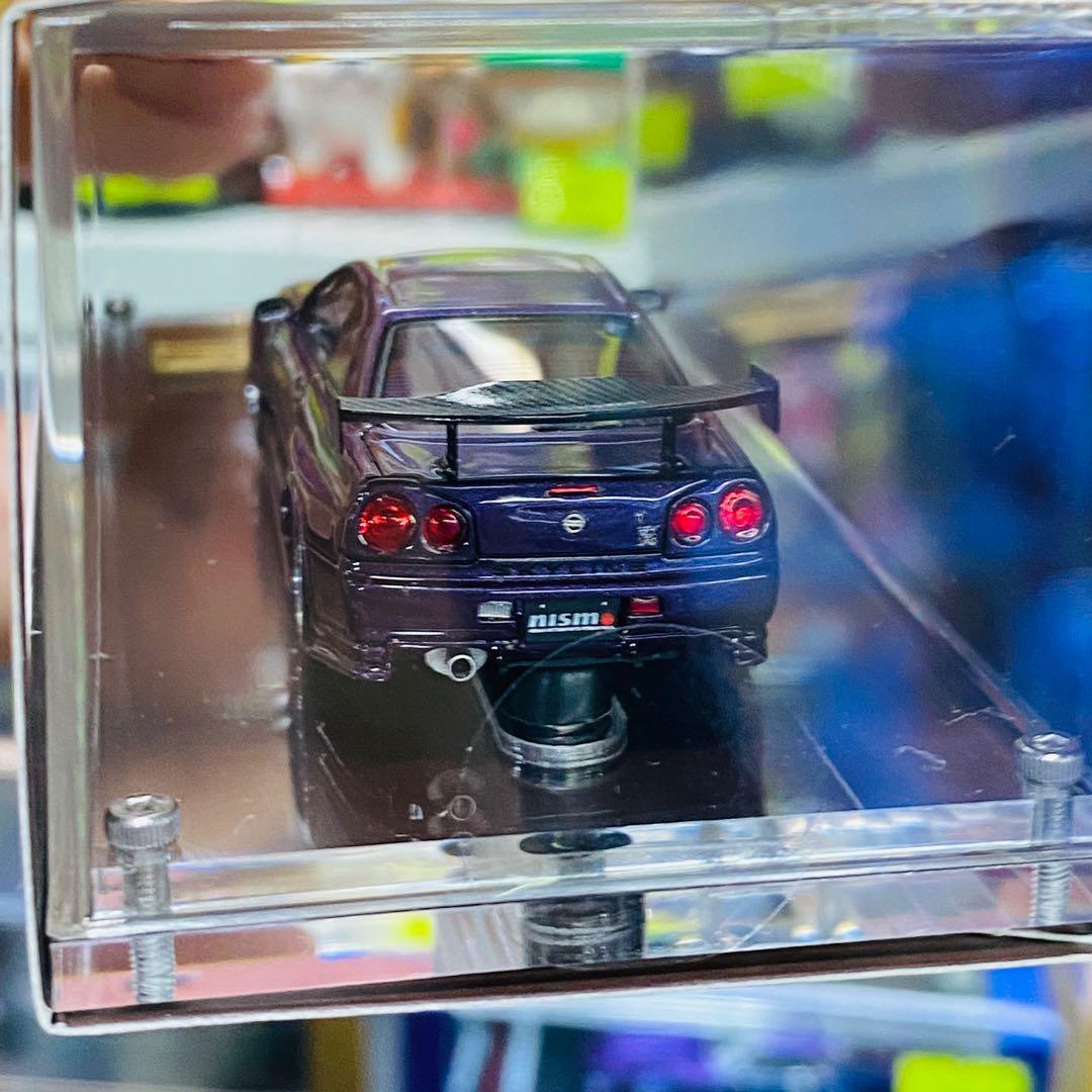 Ignition Model 1:64 Resin Model Car Nismo R34 GT-R R-tune Purple IG ...