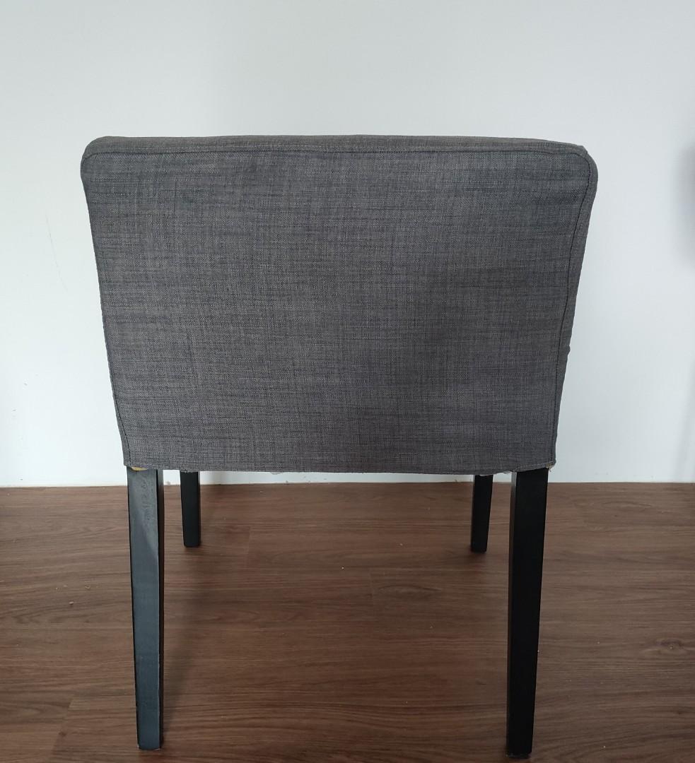 Ikea NILS chair - grey, Furniture & Home Living, Furniture, Chairs on ...
