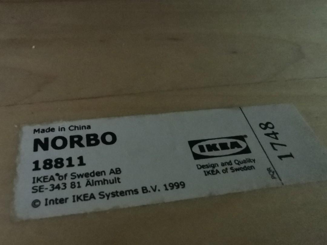 Ikea NORBO Wall-mounted Table, Furniture & Home Living, Furniture ...