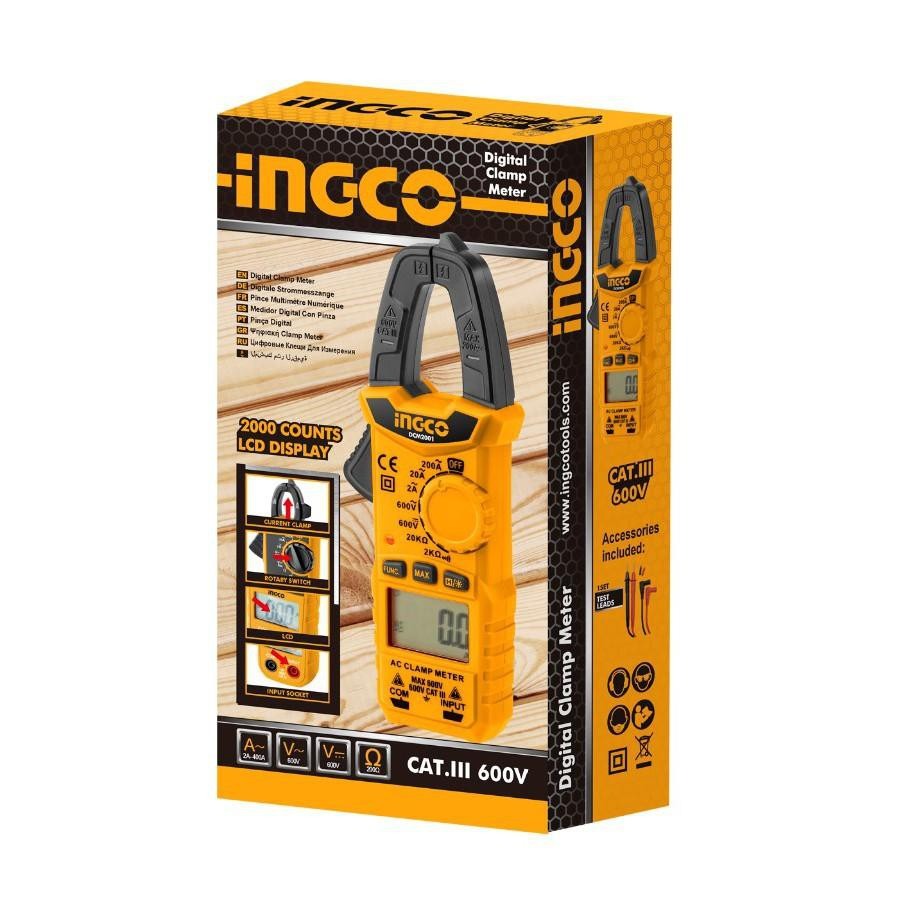 INGCO DCM2001 Digital AC Clamp Meter, Furniture & Home Living, Home ...