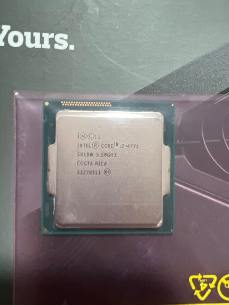 Intel i7-4771, Computers & Tech, Parts & Accessories, Computer Parts on ...