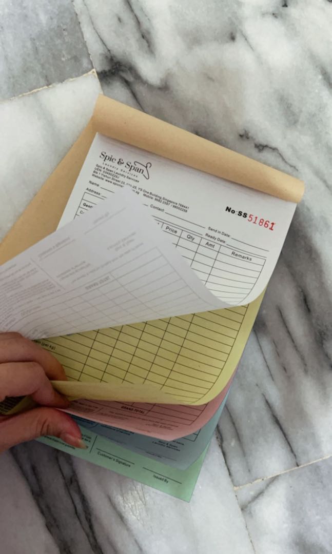 Invoice Booklet Printing, Hobbies & Toys, Stationery & Craft, Art ...