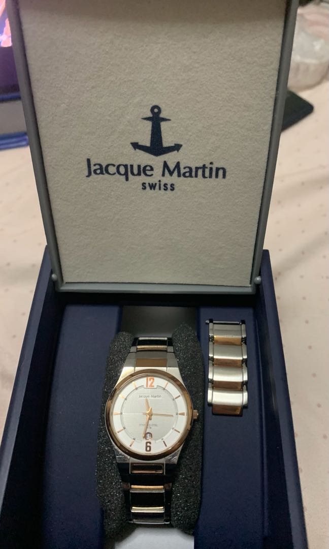 Jacque Martin Swiss Watch, Women's Fashion, Watches & Accessories ...