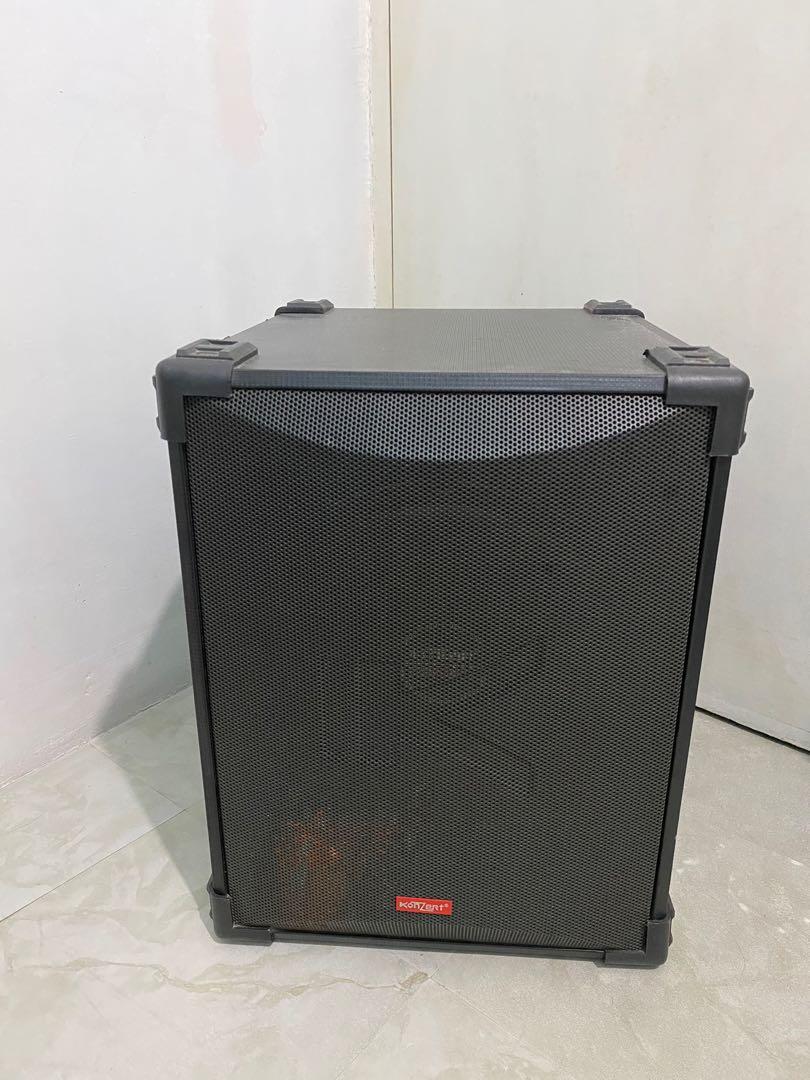 KONZERT KS-12SUB 12" POWERED ACTIVE SUBWOOFER 300WATTS RMS, Audio ...