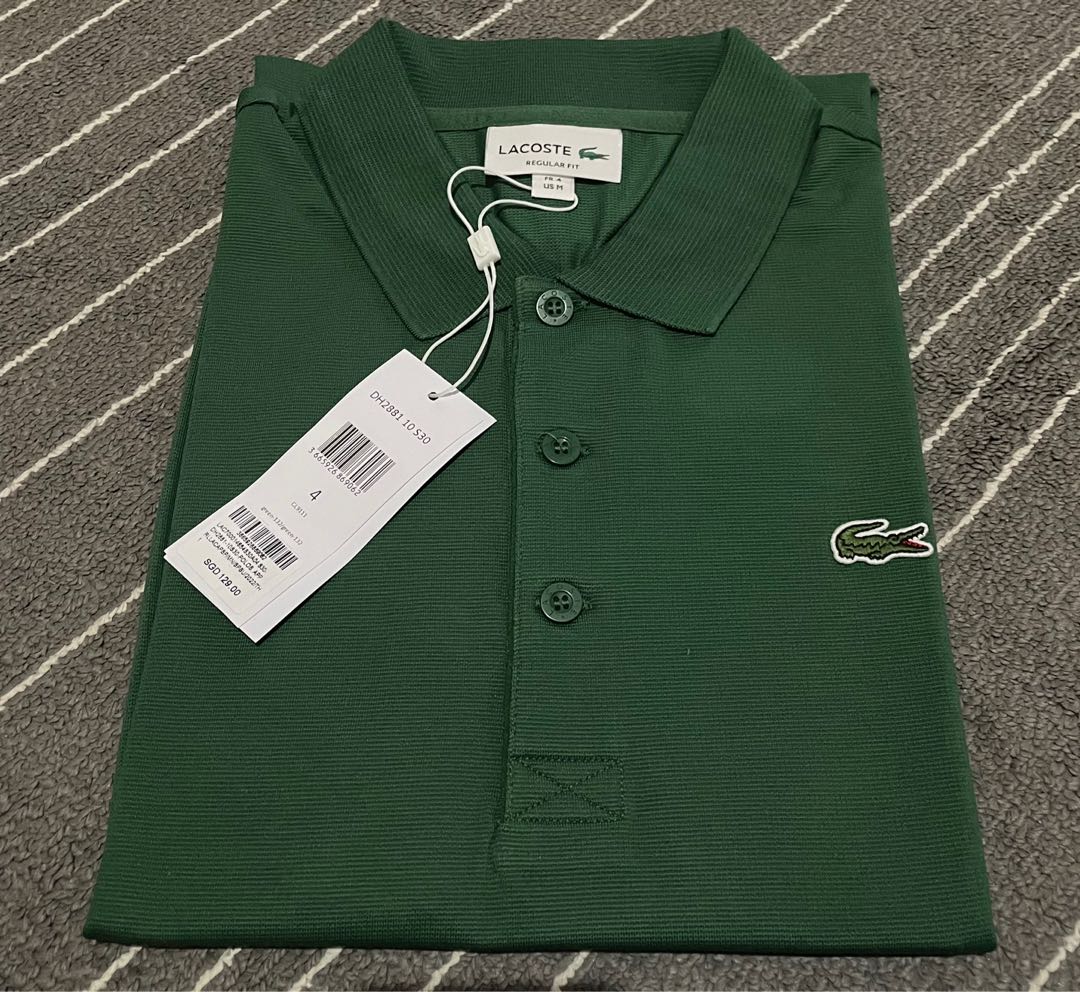Lacoste Men's Regular Fit Polo Shirt, Men's Fashion, Tops & Sets, Tshirts & Polo Shirts on Carousell